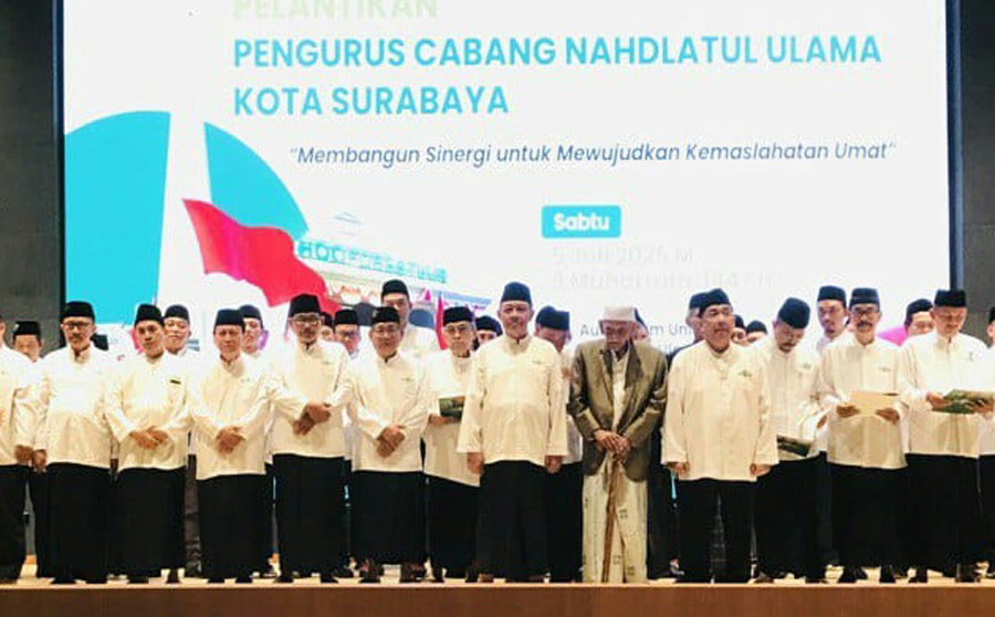 KH Masduki Toha Dilantik Jadi Ketua PCNU Surabaya Masa Khidmat 2024-2029 | Harian Bhirawa